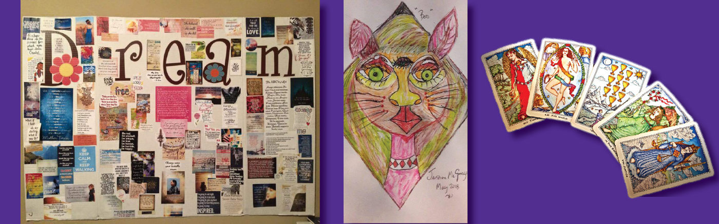 Create A Vision Board Using Old Tarot Cards - Mystical Key